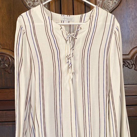 Wayf | Tops | Wayf Womens Tiefront Blouse From Bloomingdales | Poshmark